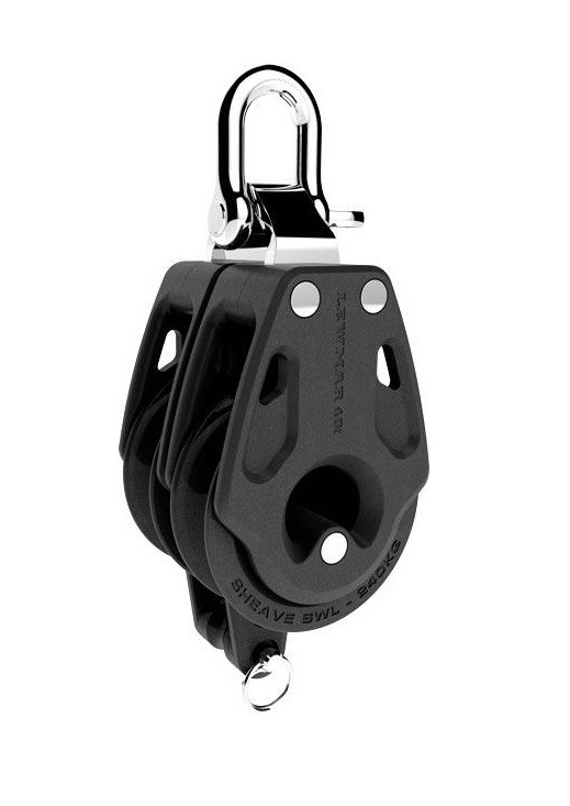 Lewmar 30mm Double Control Block with Becket 29901325BK
