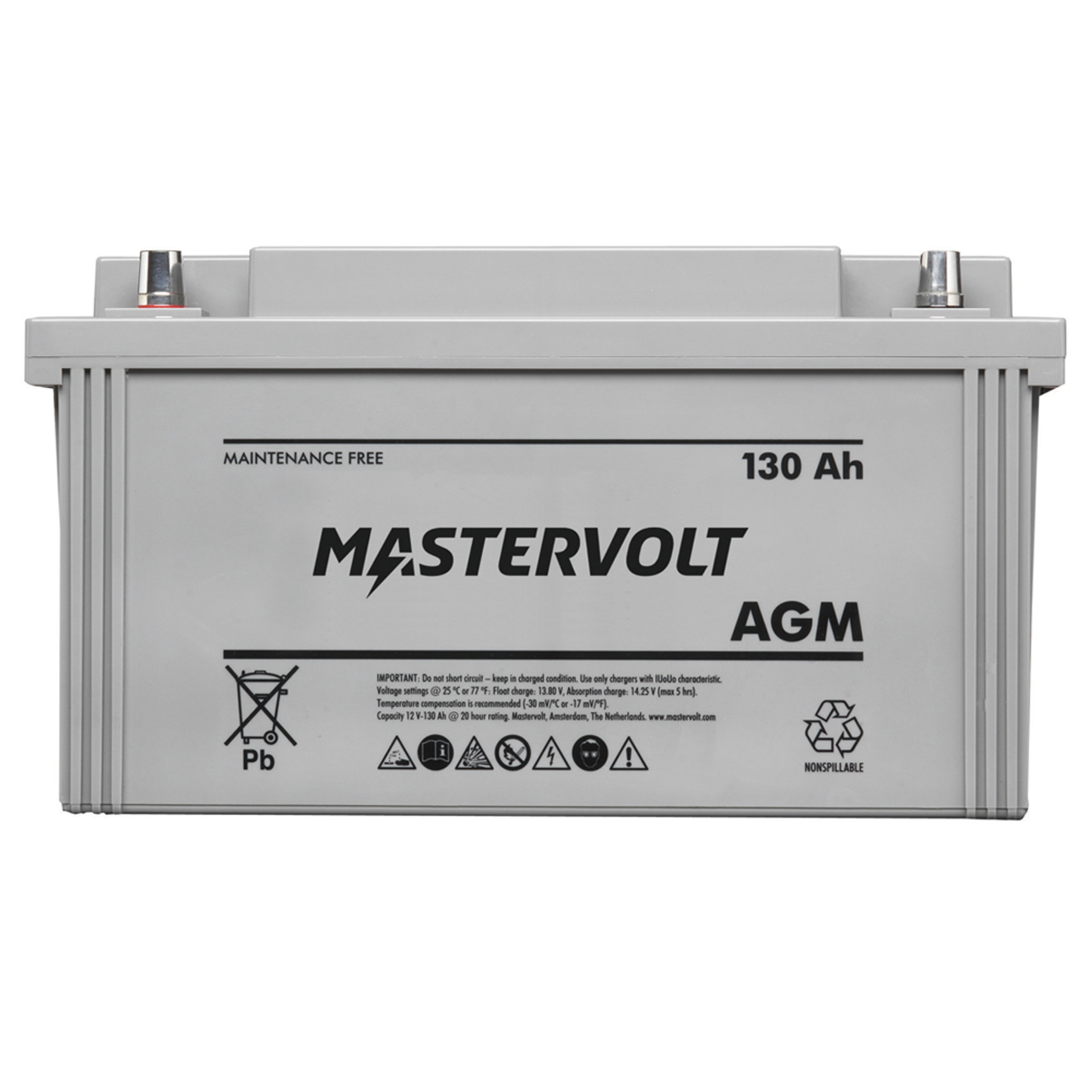 Mastervolt AGM Battery - 12V/130Ah
