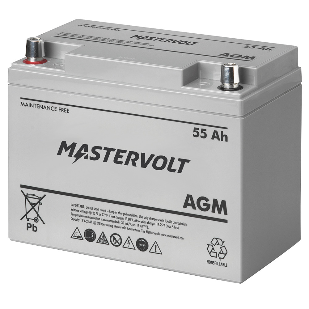 Mastervolt AGM Battery - 12V/55Ah - Group 24