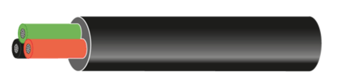 OceanFlex Marine Tinned Copper Wire - Three Core Round