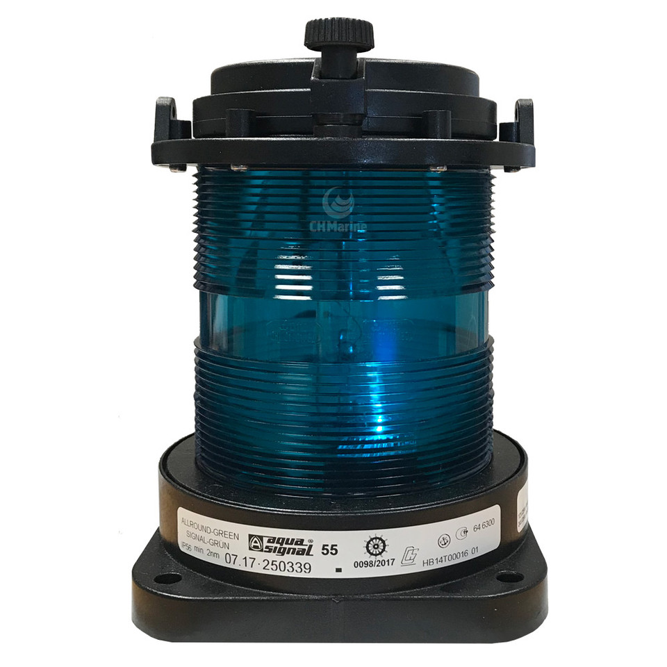 Aqua Signal Series 55 Starboard Navigation Lights - All Round Red