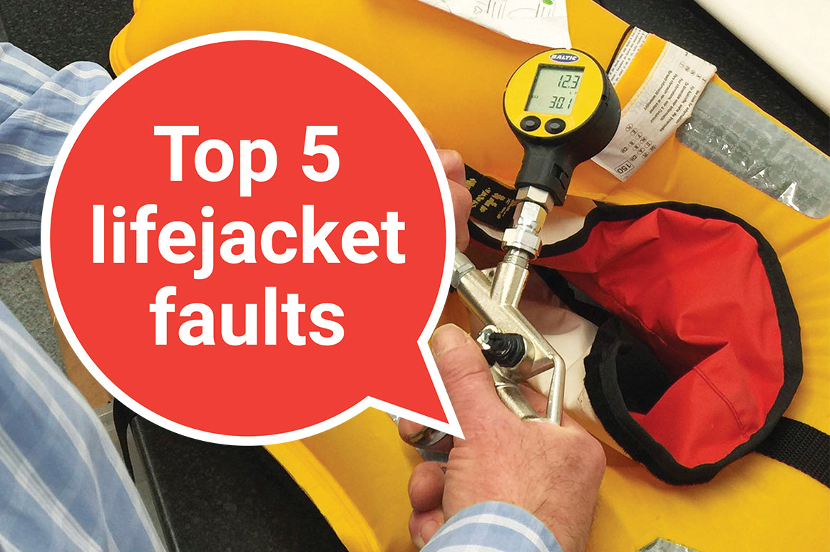 Top 5 lifejacket faults - CH Marine