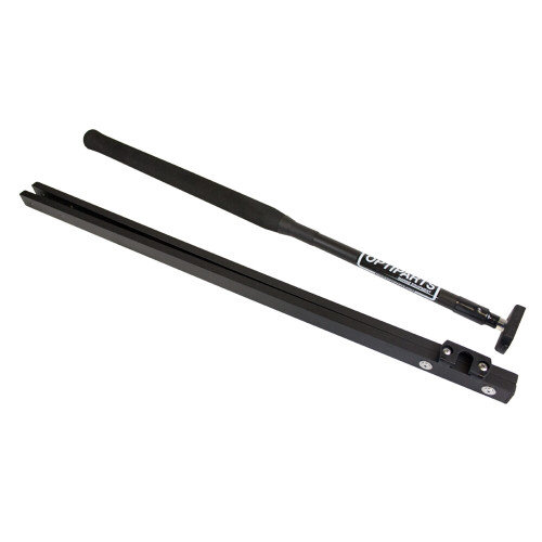 Optiparts Optimist Tiller with Deluxe Extension - Aluminium - Black