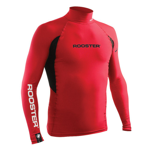 Rooster | Long Sleeve Rash Vest | Red
