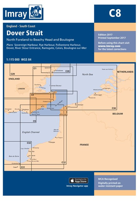 Imray C8 Dover Strait Chart - CH Marine