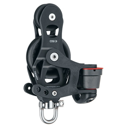 Harken | Aluminum Element Fiddle Swivel Block with Cam Cleat 6265 - 60mm