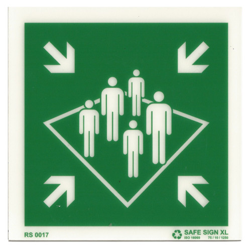 IMO Safety Sign Muster Station