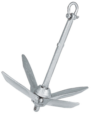 Plastimo Galvanised folding Grapnel Anchors