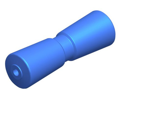Talamex Vee Keel Rollers - Blue PU Material
