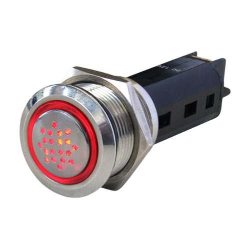 Hella Red Stainless Steel Buzzer