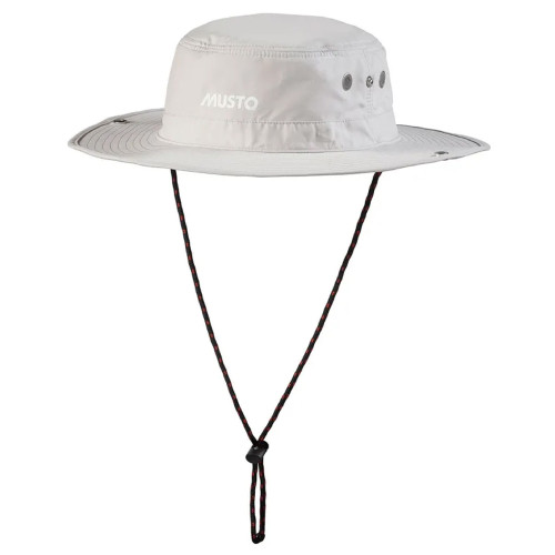 Musto Evolution Fast Dry Brimmed Hat in Platinum