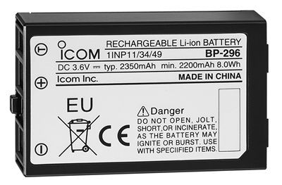 ICOM BP296.001 Battery to suit M37 VHF Radio