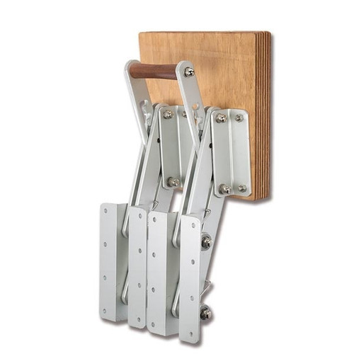 Adjustable Outboard Mount - Aluminium - Wood Pad - Max 50kg