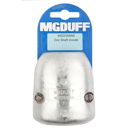 MG Duff Zinc Shaft Anodes Metric