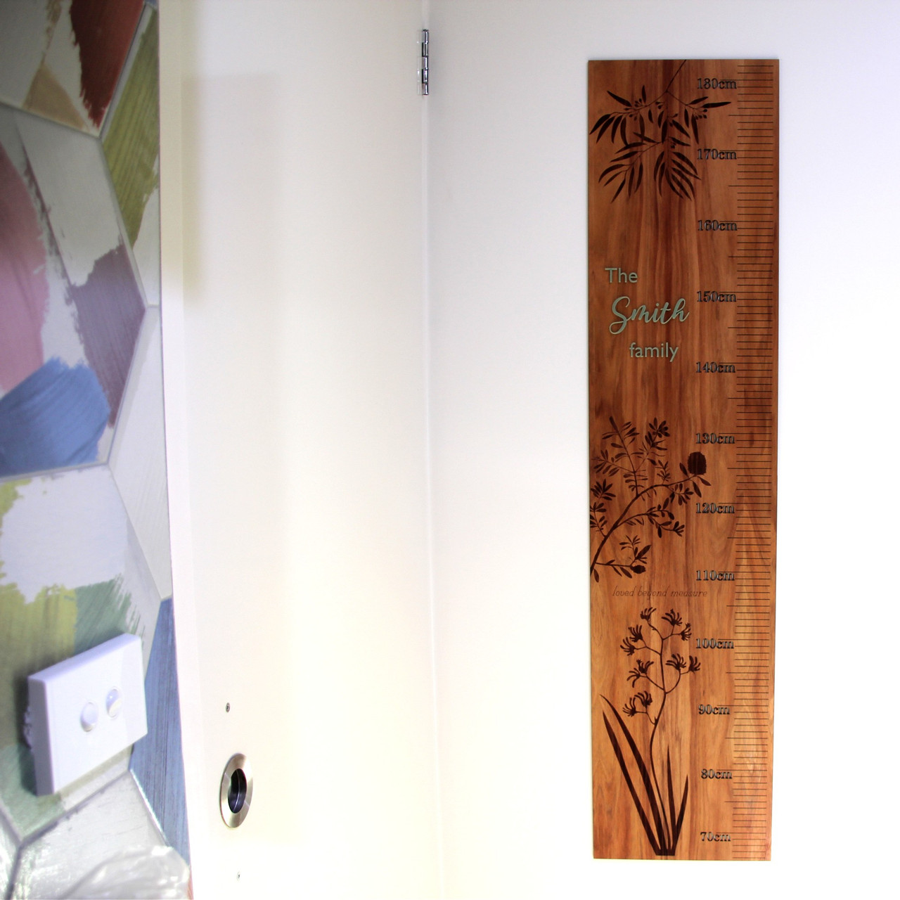 Personalised Wooden Height Chart