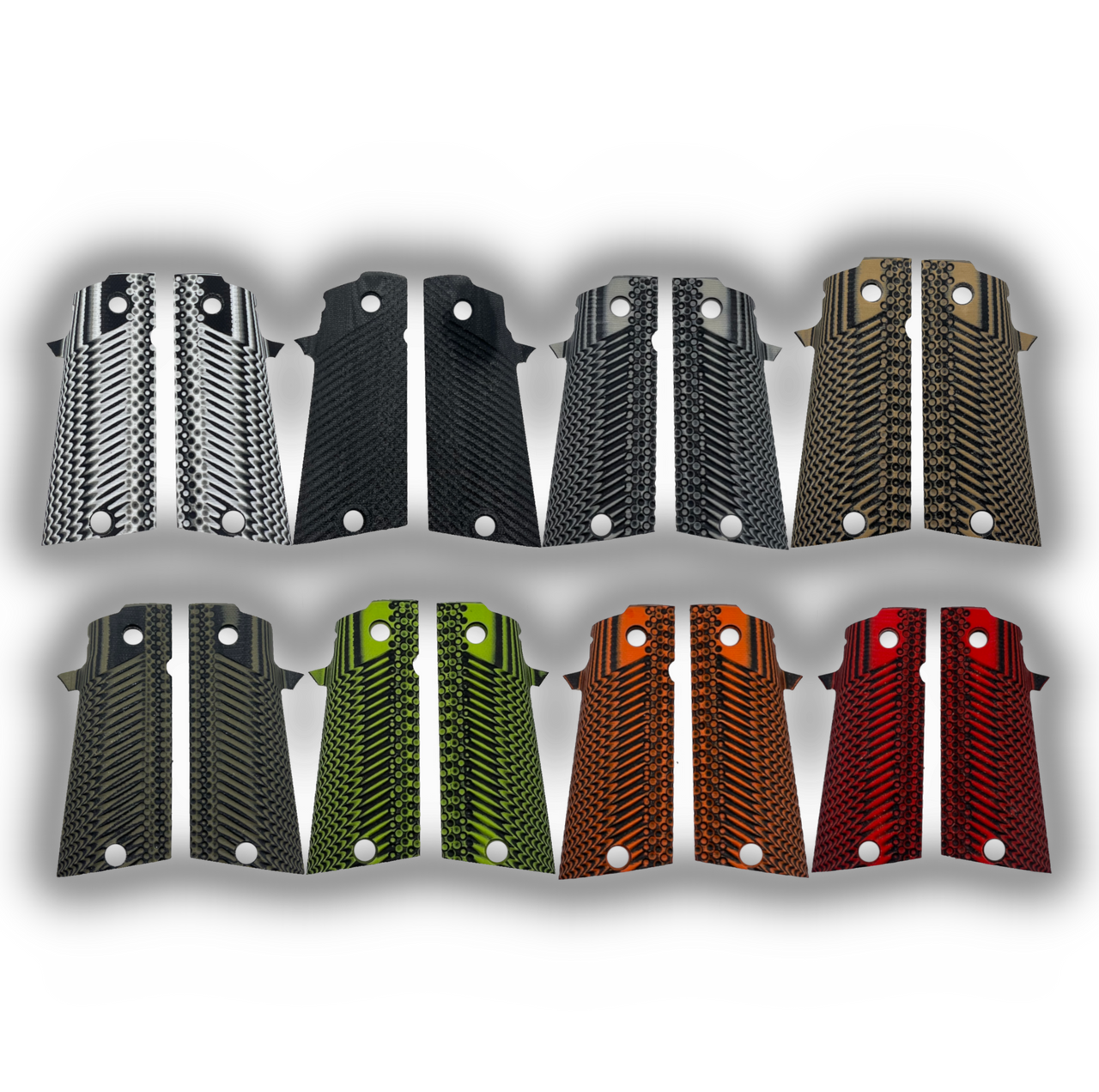 High Capacity 1911 A2 Double Stack Pistol with G10 Grips & Magwell