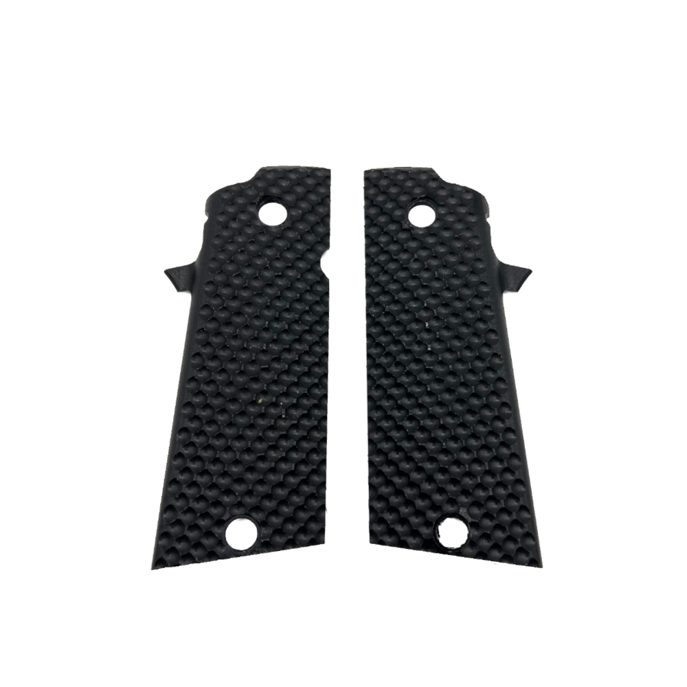 High Capacity G10 Grips for 1911 A2/Double Stack - Golf Ball Black