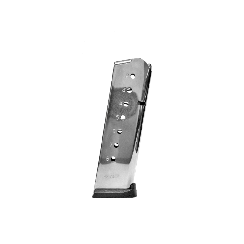 1911 - FS - A1 - .45 ACP - 8rnd - Nickel Finish - ACT-MAG (W/ ACT-MAG LOGO)