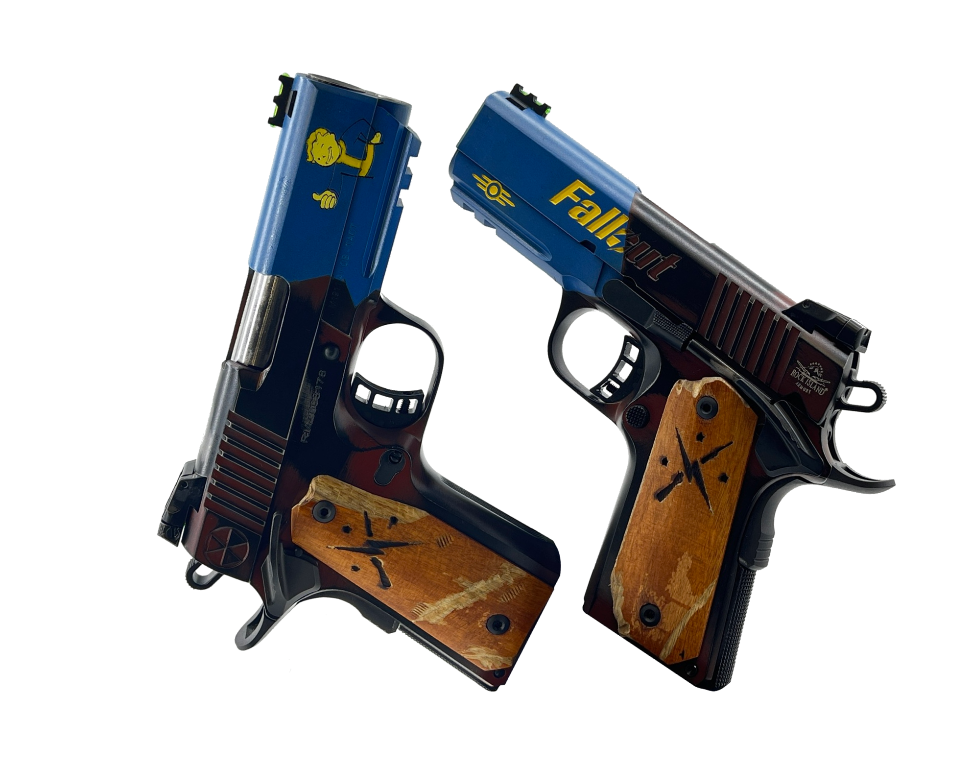 Custom TAC ULTRA CS 9MM 8RD Pistol with Thumbs Grip Option