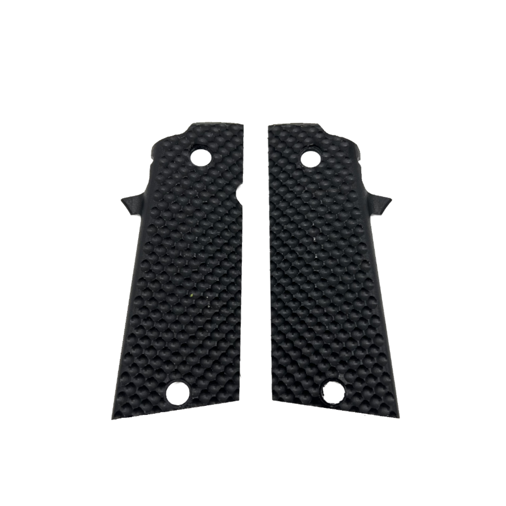 High Capacity G10 Grips for 1911 A2/Double Stack - Golf Ball Black