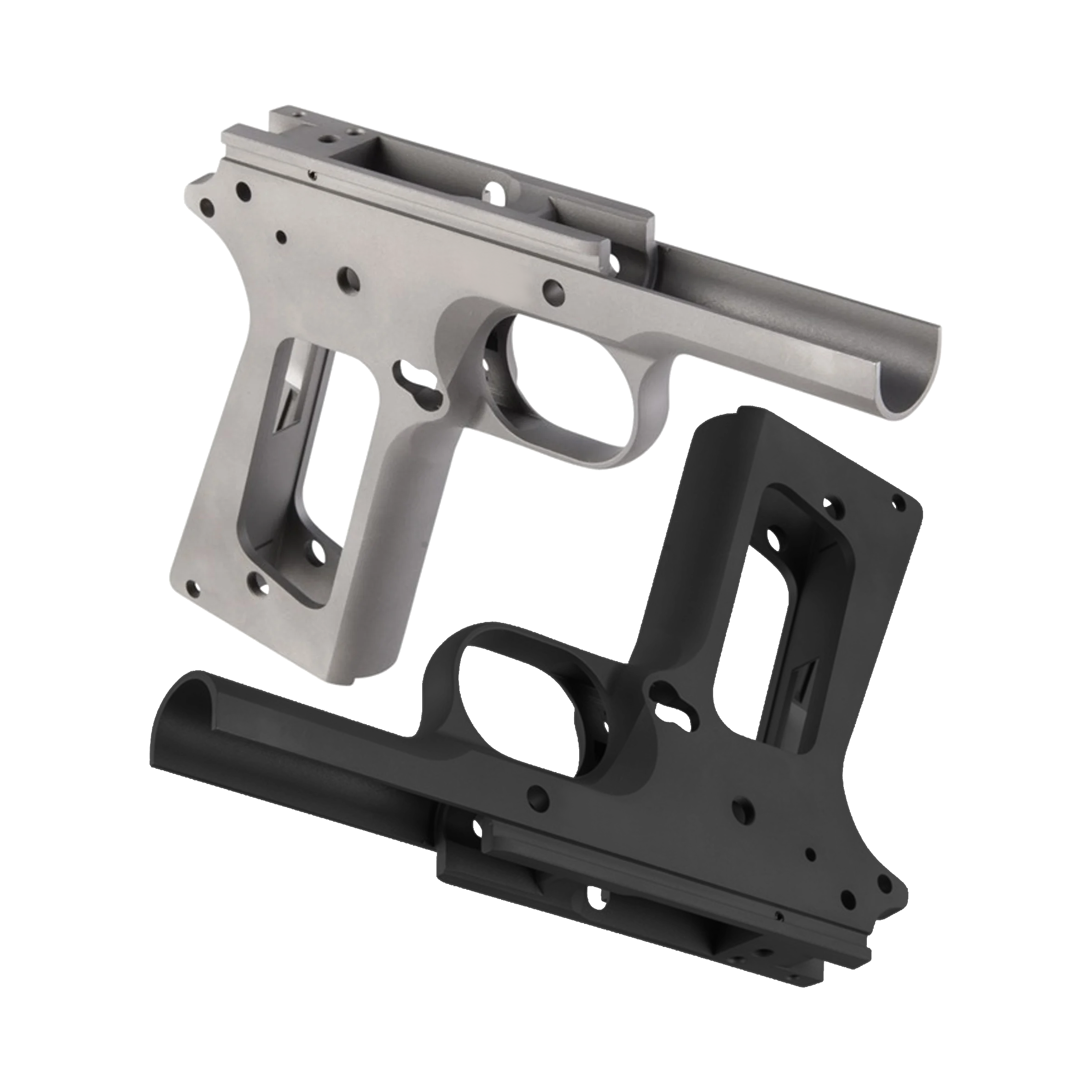 Refurbished 1911 Frames - Raw Finish, 100% Complete, No Machining