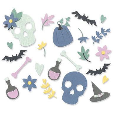 Thinlits Spooky Icons by Lisa Jones Die Set (15pcs)