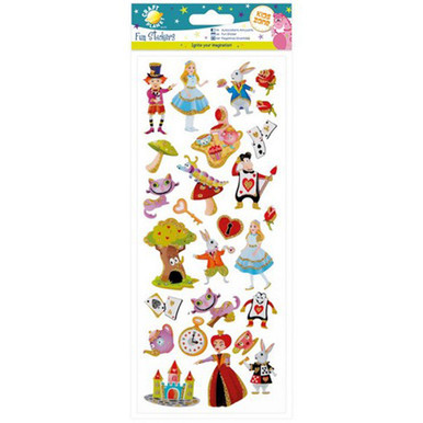 Craft Planet Alice in Wonderland Sticker Sheet (1)