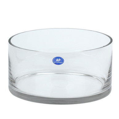 Clear Glass Cylinder Bowl - 20cm (1)