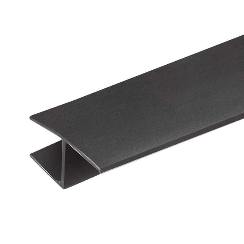 BJSH - FHC Black "H" Jamb Water Seal In Line Panel (Hard Leg)