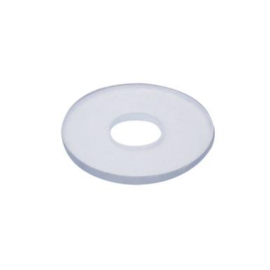CW034 - FHC Clear Vinyl Washers 3/4" Diameter For Shower Pulls & Towel ...