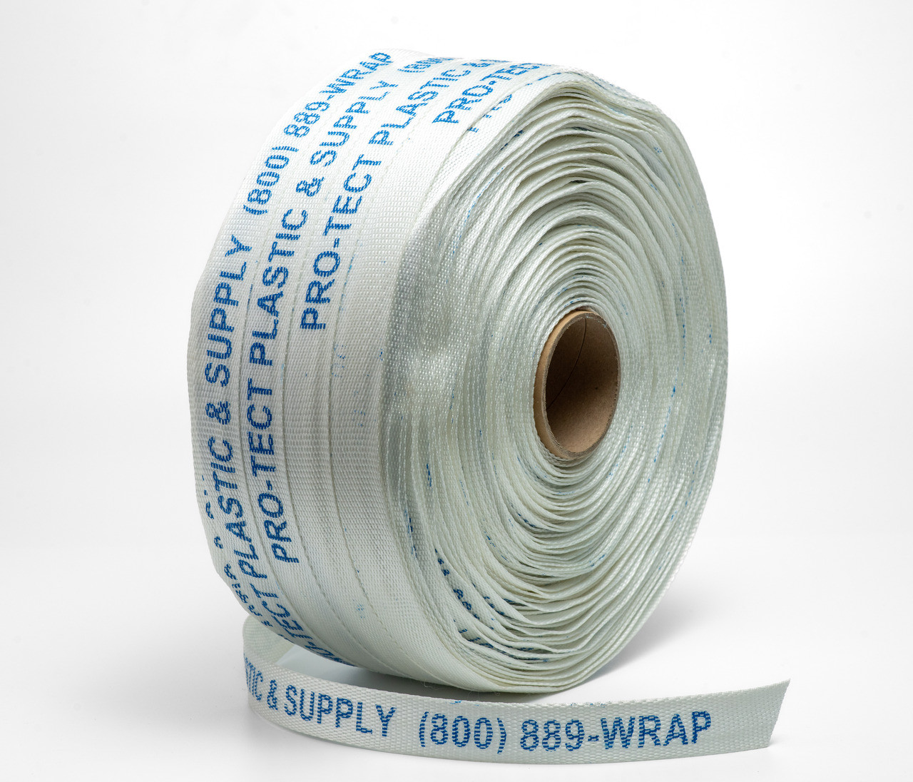 Woven Poly Strapping for Construction and Shrink Wrapping