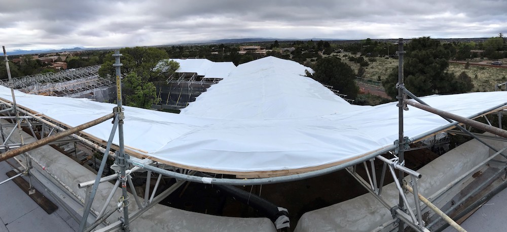 Shrink Wrap Containment for Roof Protection - Pro-Tect