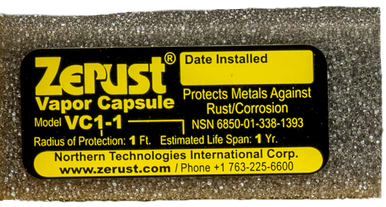 ZeRust Vapor Capsule VCI Corrosion Protection