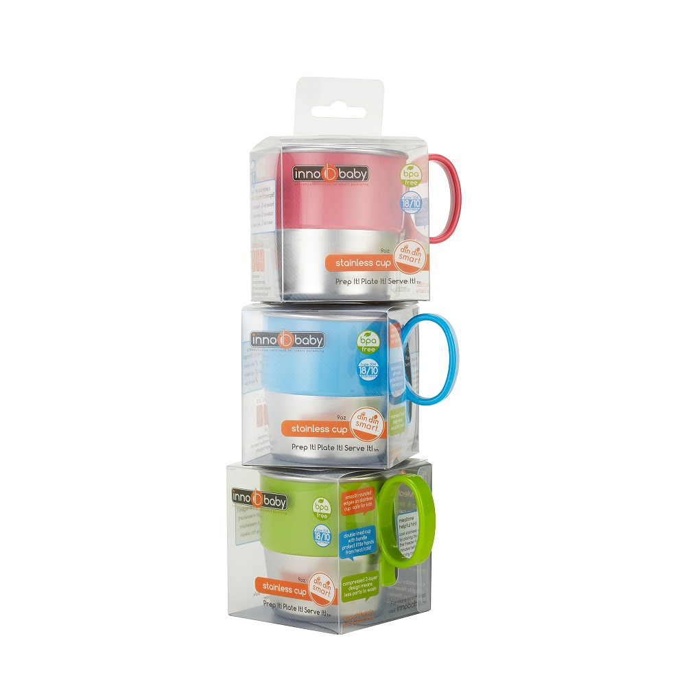 Innobaby Din Din SMART Stainless Cup (MULTIPLE COLORS)