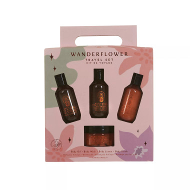 Wanderflower Travel Essentials 4 Piece Set | Cleo
