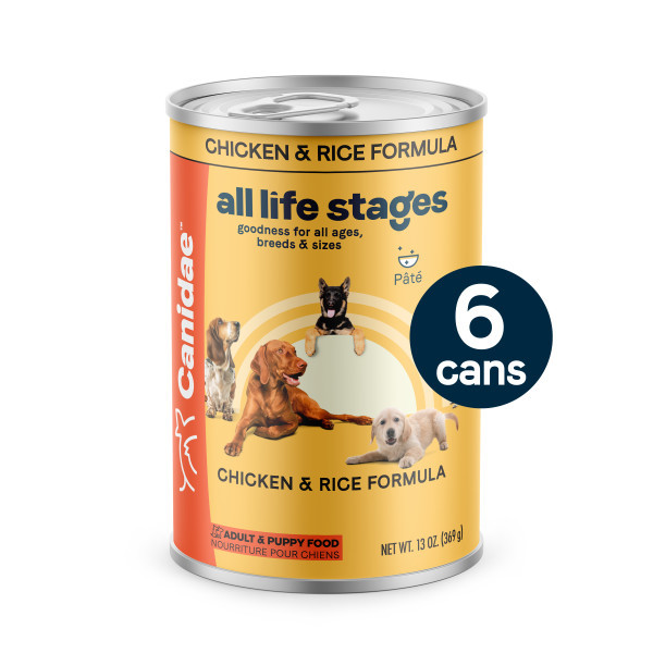 Canidae All Life Stages Wet Dog Food Multipack, Chicken & Rice, 13 oz ...