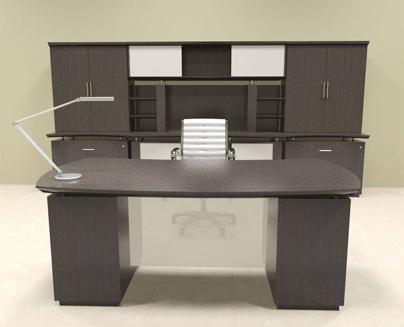7pc Modern Contemporary Executive Office Desk Set, #MT-STE-D12 - H2O ...