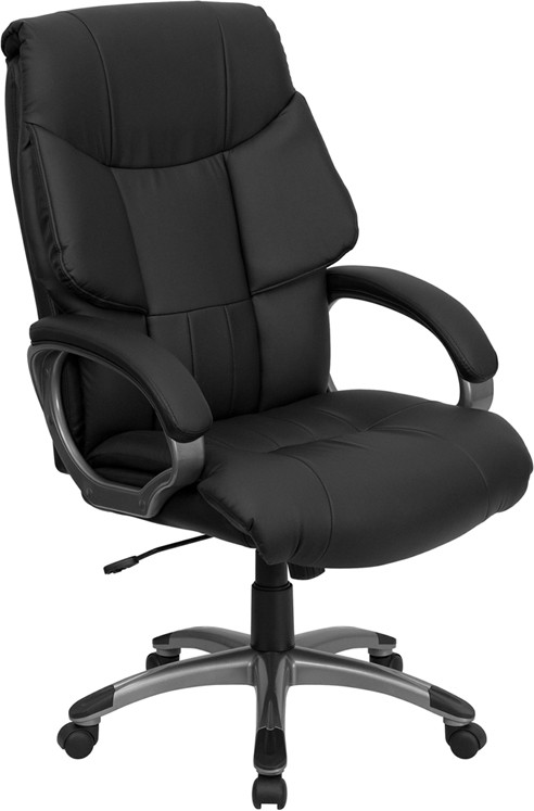 High Back Black Leather Executive Office Chair , #FF-0216-14 - H2O ...