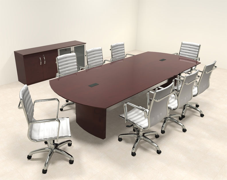 Modern Contemporary 10' Feet Conference Table, #RO-NAP-C9 - H2O Furniture