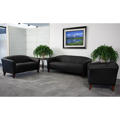 3pc Modern Leather Office Reception Sofa Set, FF-0425-12-S1 - H2O Furniture