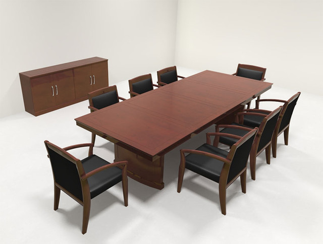 Modern Traditional Rectangular 10' Feet Office Conference Table, #RO ...
