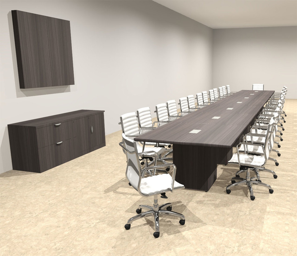 Modern Rectangular Top Cube Leg 28' Feet Conference Table, #OF-CON-CS48 ...