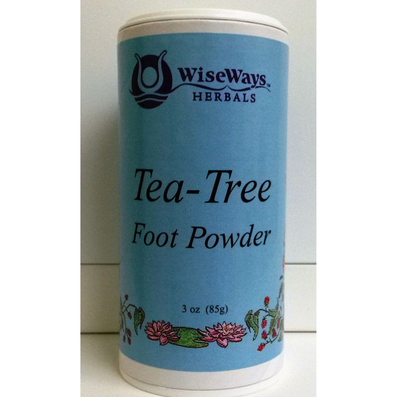 TEA TREE FOOT POWDER 3 OZ WiseWays Herbals