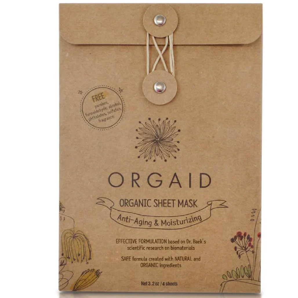 Anti-Aging & Moisturizing Organic Sheet Mask | ORGAID