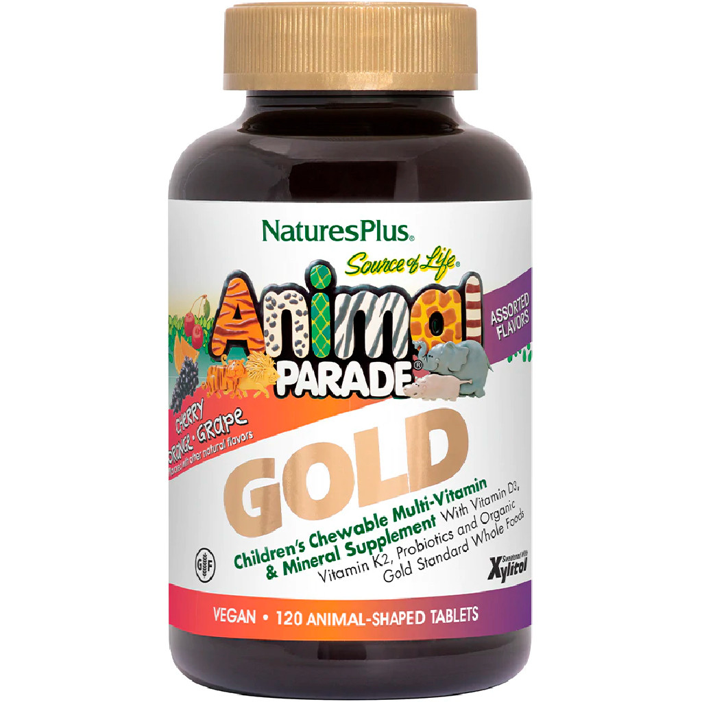 ANIMAL PARADE® GOLD MULTIVITAMIN CHILDREN'S CHEWABLES 120 TABLETS ...