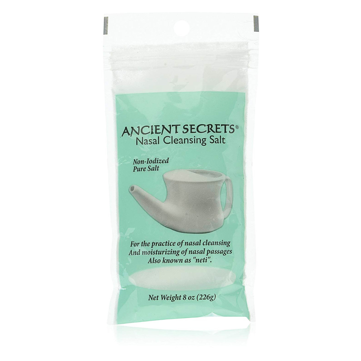 NASAL CLEANSING SALT REFILL 8 OZ Ancient Secrets