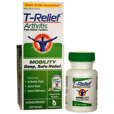 T-RELIEF ARTHRITIS PAIN RELIEF 100 TABLETS MediNatura