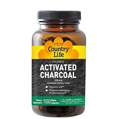 ACTIVATED CHARCOAL 260 MG Country Life