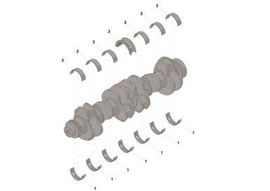 Buy Cummins Main Bearing Set 3945918 for 482.23 at Allegiance Truck Parts