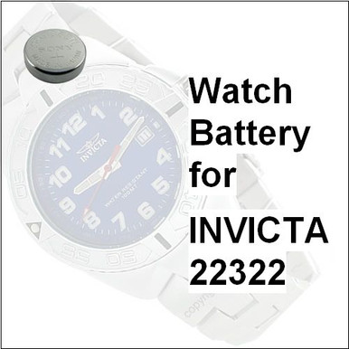Watch Battery for Invicta Model 22322 - Big Apple Watch